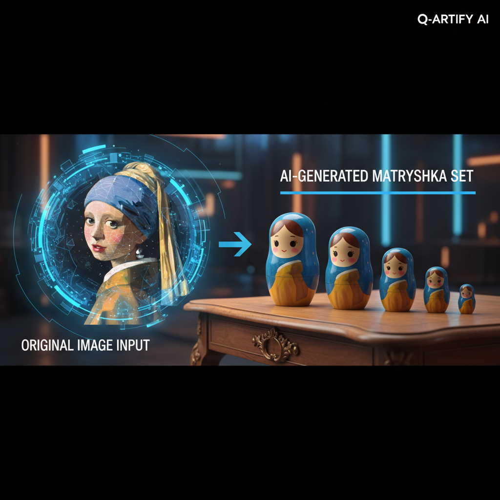 Chibi Russian Nesting Dolls (Girl with a Pearl Earring) - Free AI ...