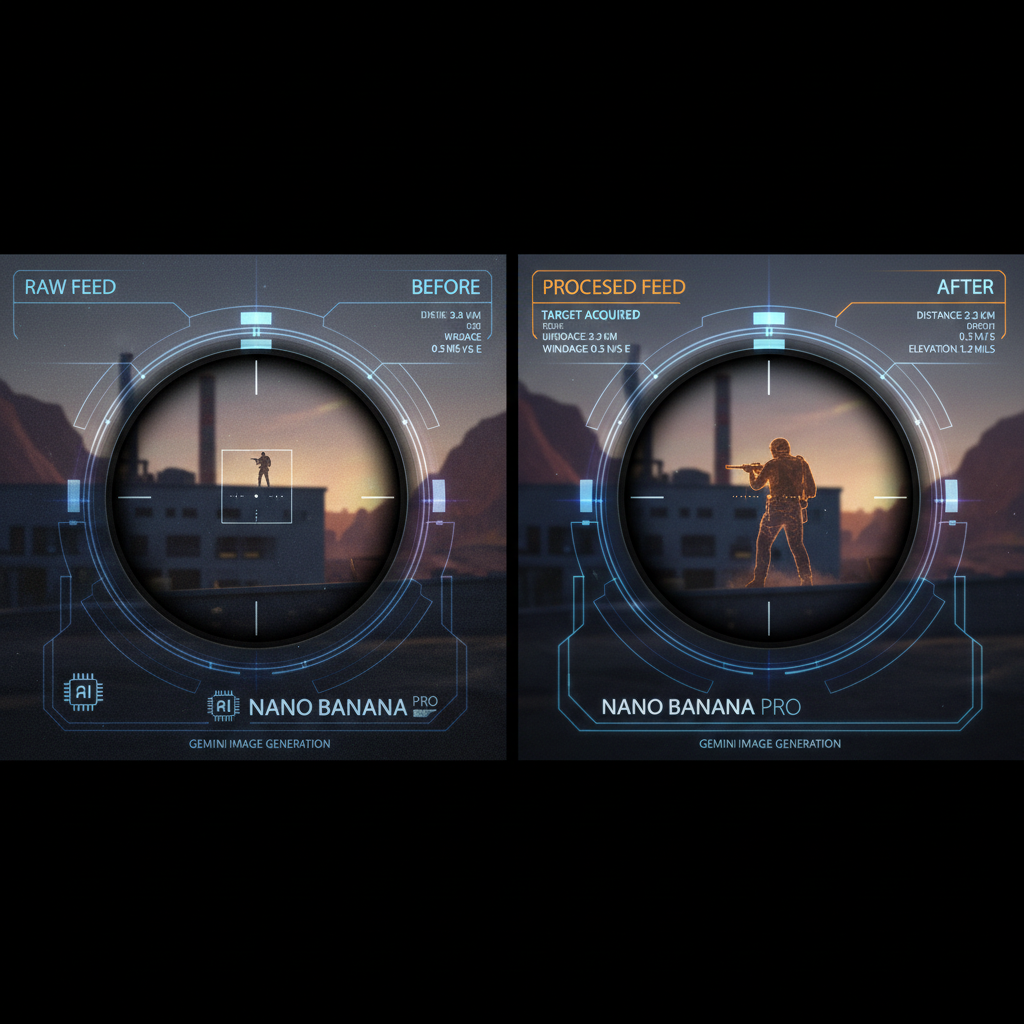 Sniper Scope Interface - Free AI Prompt | Try Now | CreateIO.ai