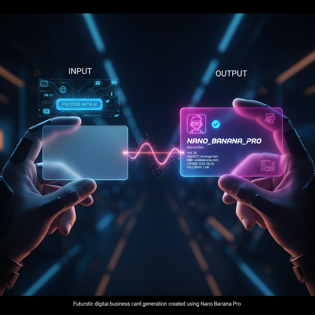 Futuristic Digital Card - Free AI Prompt | Try Now | CreateIO.ai